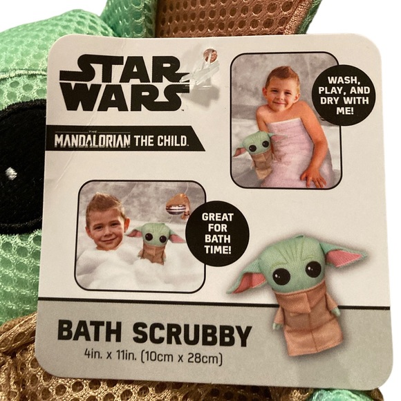Star Wars | Bath, Skin & Hair | Mandalorian The Child Bath Scrubby ...